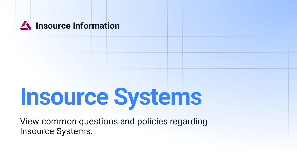 Insource Systems | Insource Information